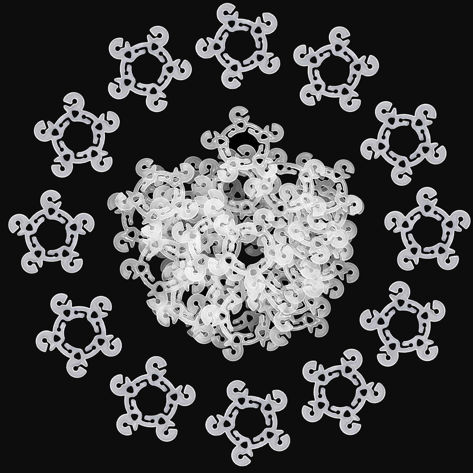 Amazon.com: Eduftis 30Pcs Balloon Clips for Balloon Arch, White Balloon ...