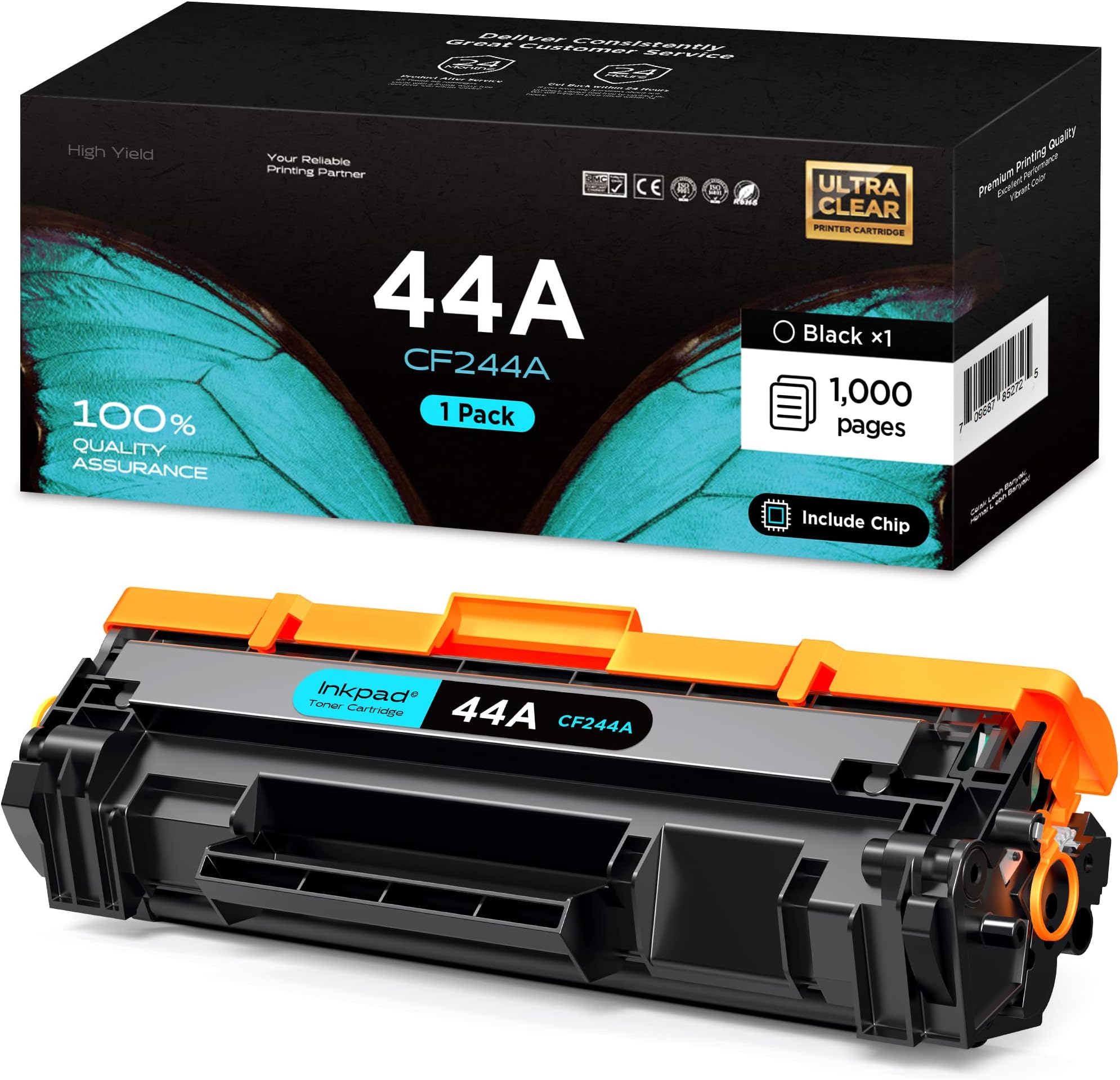 iNKPAD Compatibile Cartuccia Toner CF244A Sostituzione per HP CF244A ...