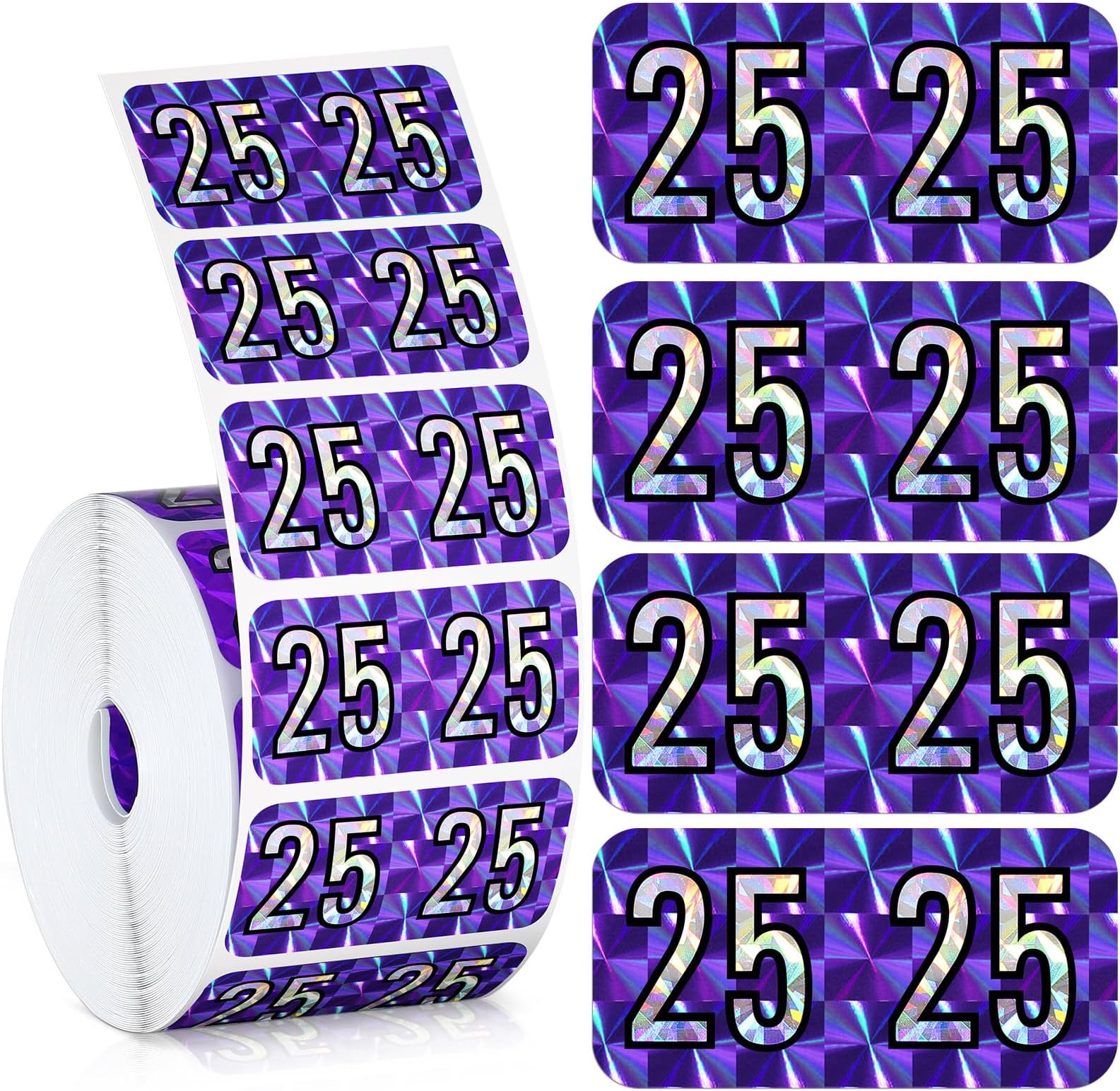 Amazon.com : 500pcs 2025 Year Labels, File Folder Stickers - Color ...