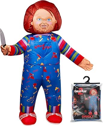 Amazon.com: Rubies Licensed Chucky Inflatable Costume- Chucky Costume ...