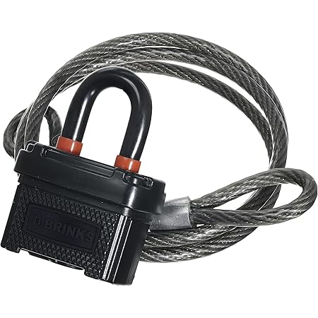 Master Lock 715DAT Cable de cubierta de coche de acero trenzado con candado de acero laminado ...