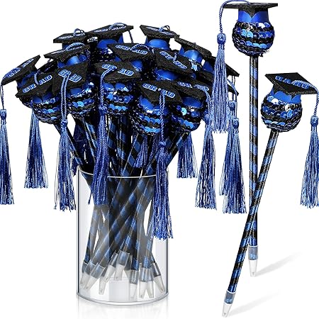Amazon.com : 48 Pcs Graduation Cap Ballpoint Pen, Congrats Grad ...