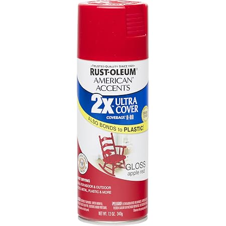 Rust Oleum 280716 American Accents Ultra Cover 2X Spray Paint, Gloss ...