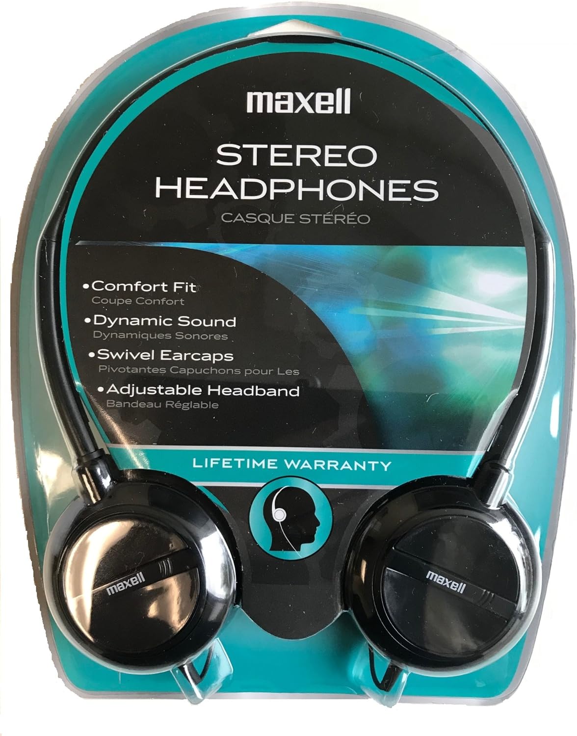 Maxell HP-200 Stereo Headphones Silver 190318 : Amazon.ca: Electronics