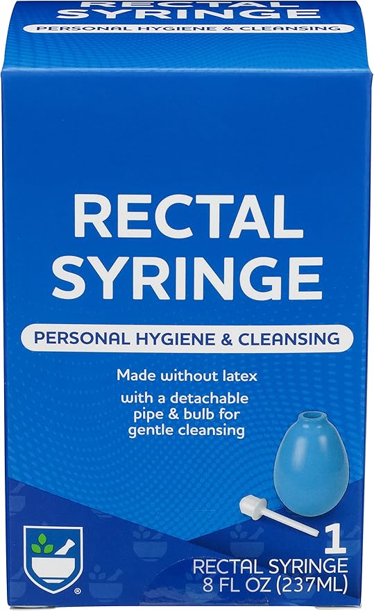 Amazon.com: Rite Aid Rectal Enema Bulb - 1 Syringe (8 fl oz), Reusable ...