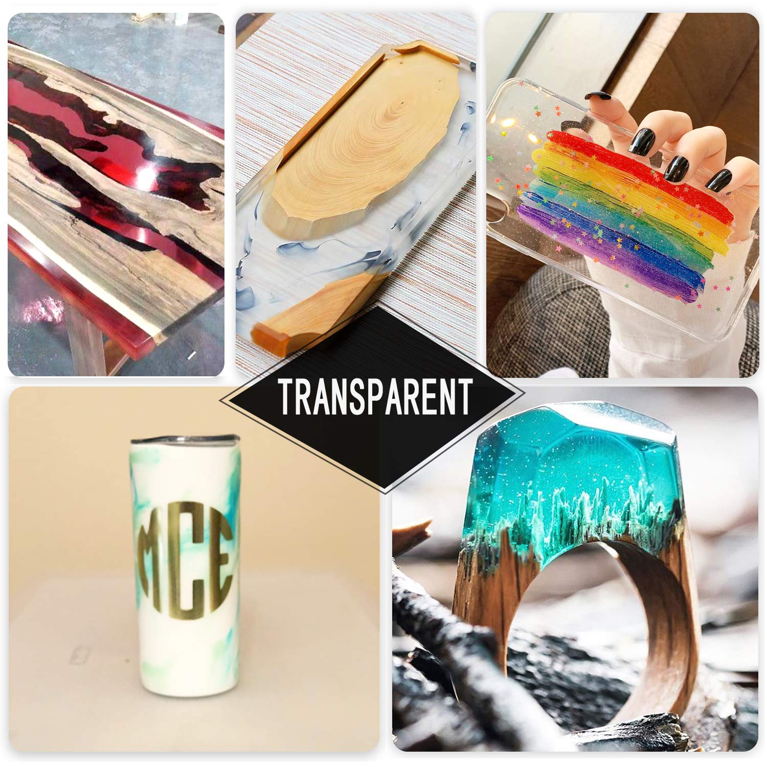 Epoxy Resin Pigment - 24 Color Liquid Translucent Epoxy Resin Colorant ...