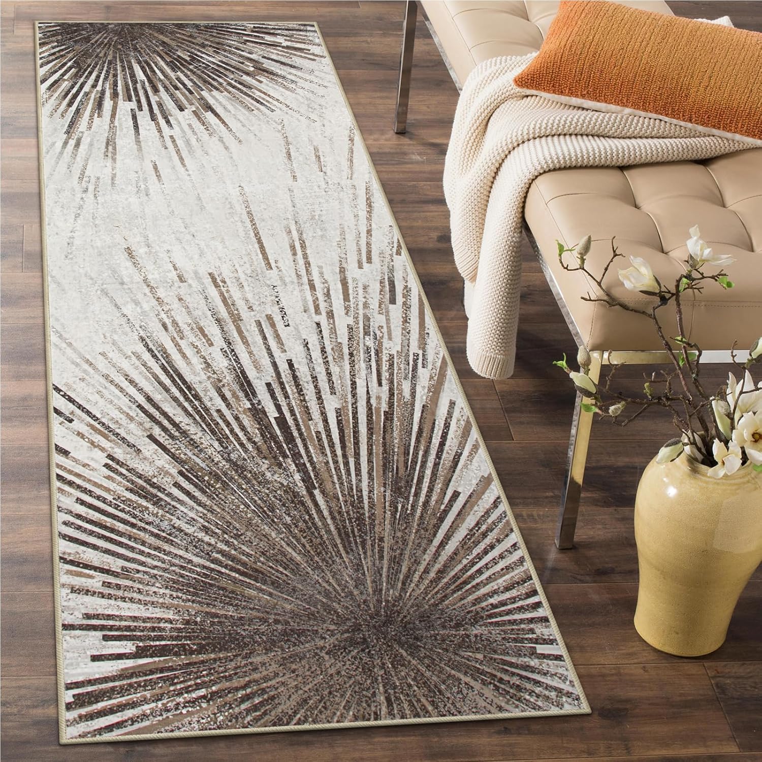 Amazon.com: Lahome Modern Washable Rug Runner - 2.5 x 8ft Runner Rug ...