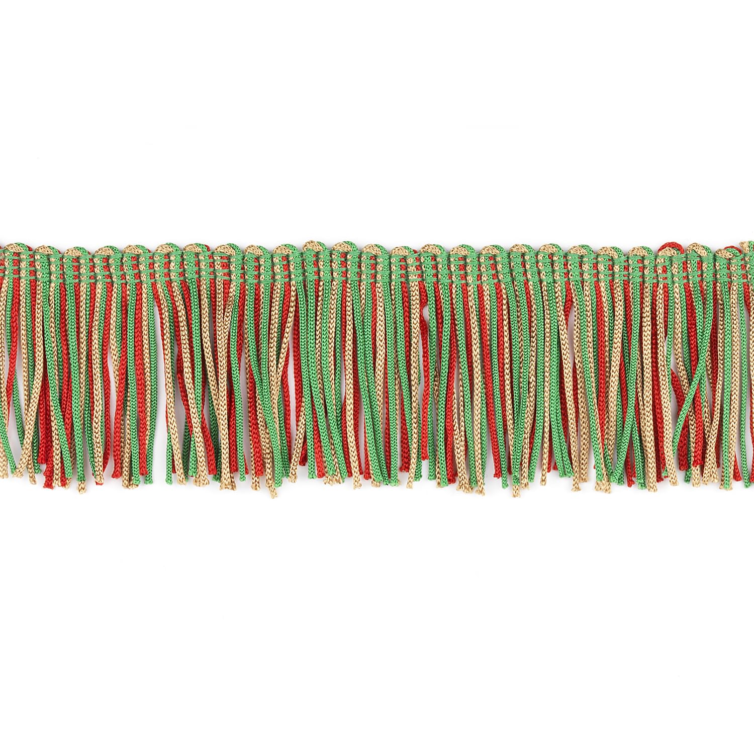 Amazon.com: Trims by the Yard chainette Fringe Christmas Multi Trim, 2 ...