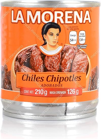 La Morena Chipotle Peppers in Adobo Sauce, 210g : Amazon.com.au: Pantry ...