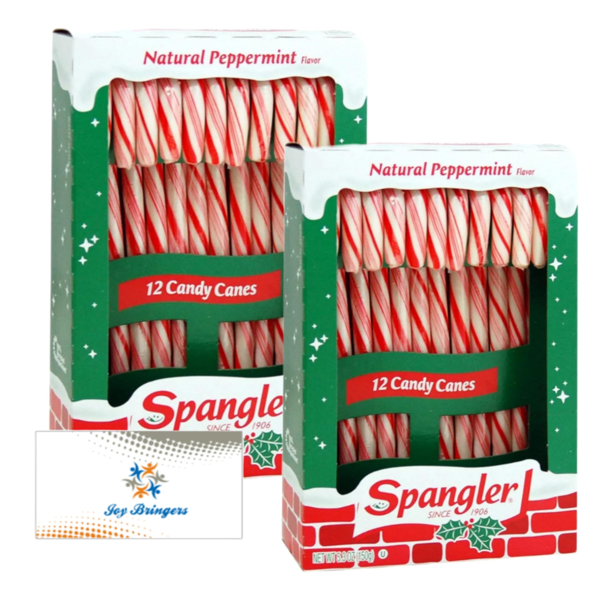 Amazon.com: Spangler Classic Red and White Peppermint Candy Canes ...