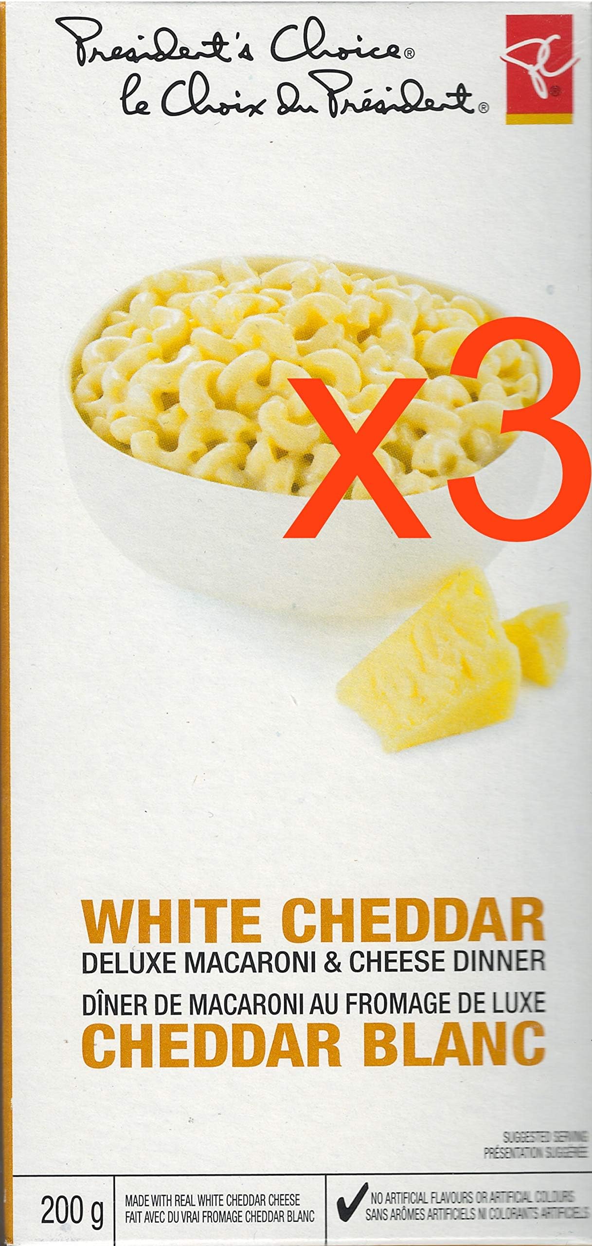 Amazon.com : Presidents Choice White Cheddar Deluxe Macaroni & Cheese ...