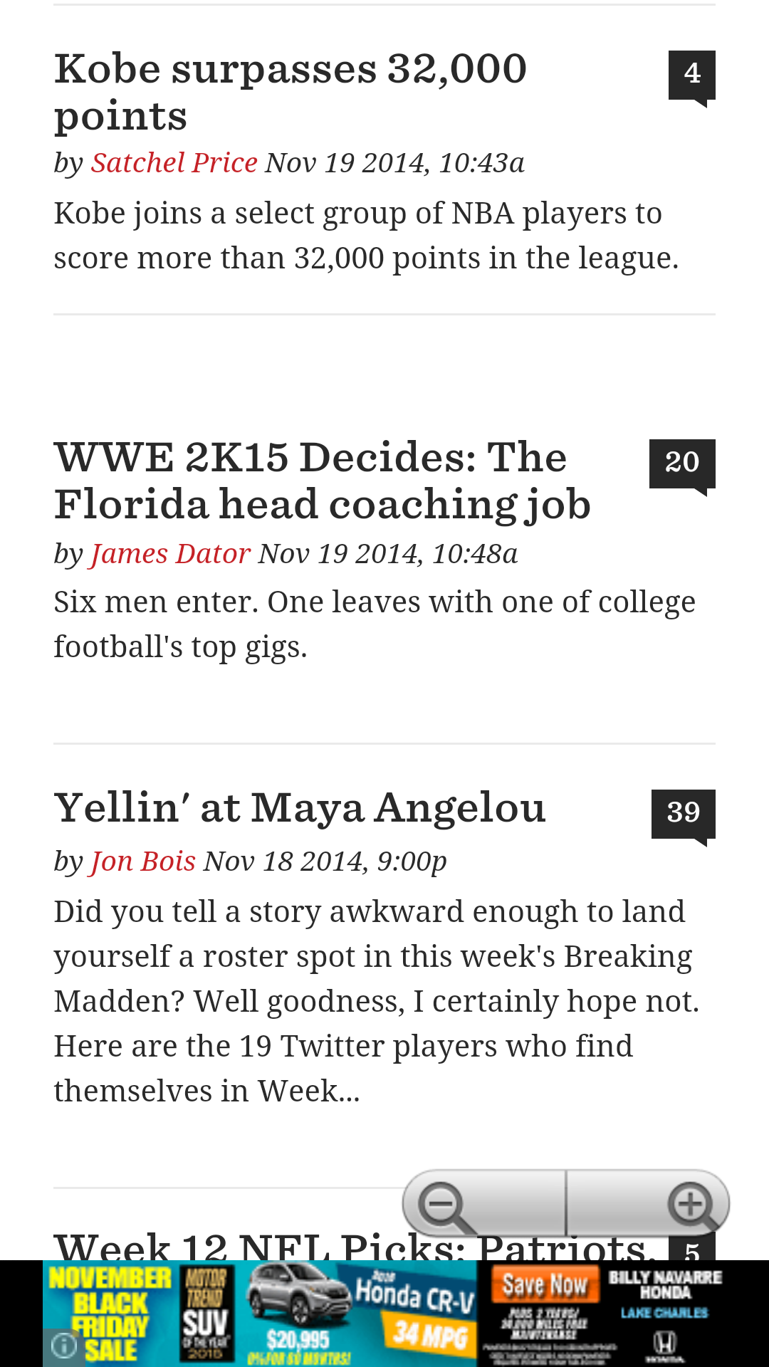 SB Nation (unofficial) - App on Amazon Appstore
