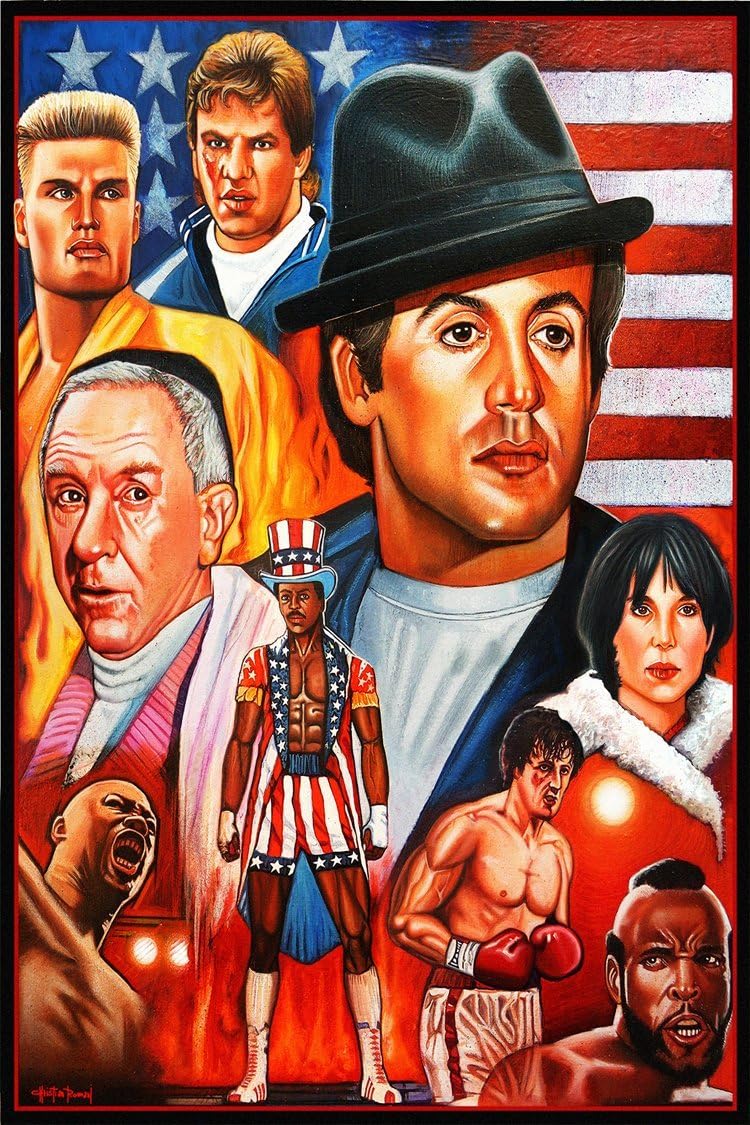 Amazon.com: Tomorrow sunny Rocky Balboa Saga Movie Poster Art Wall ...