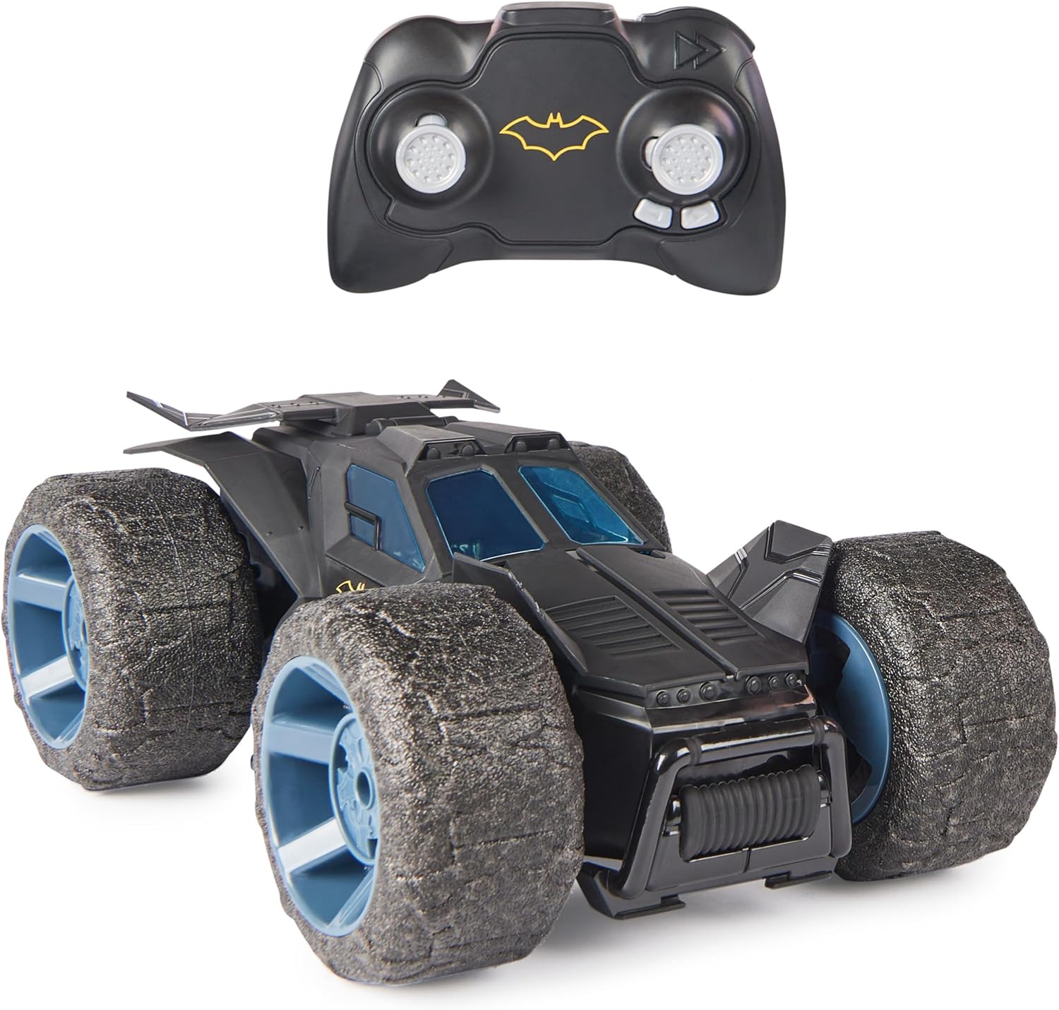Amazon.com: DC Comics Stunt Force Batmobile : Toys & Games