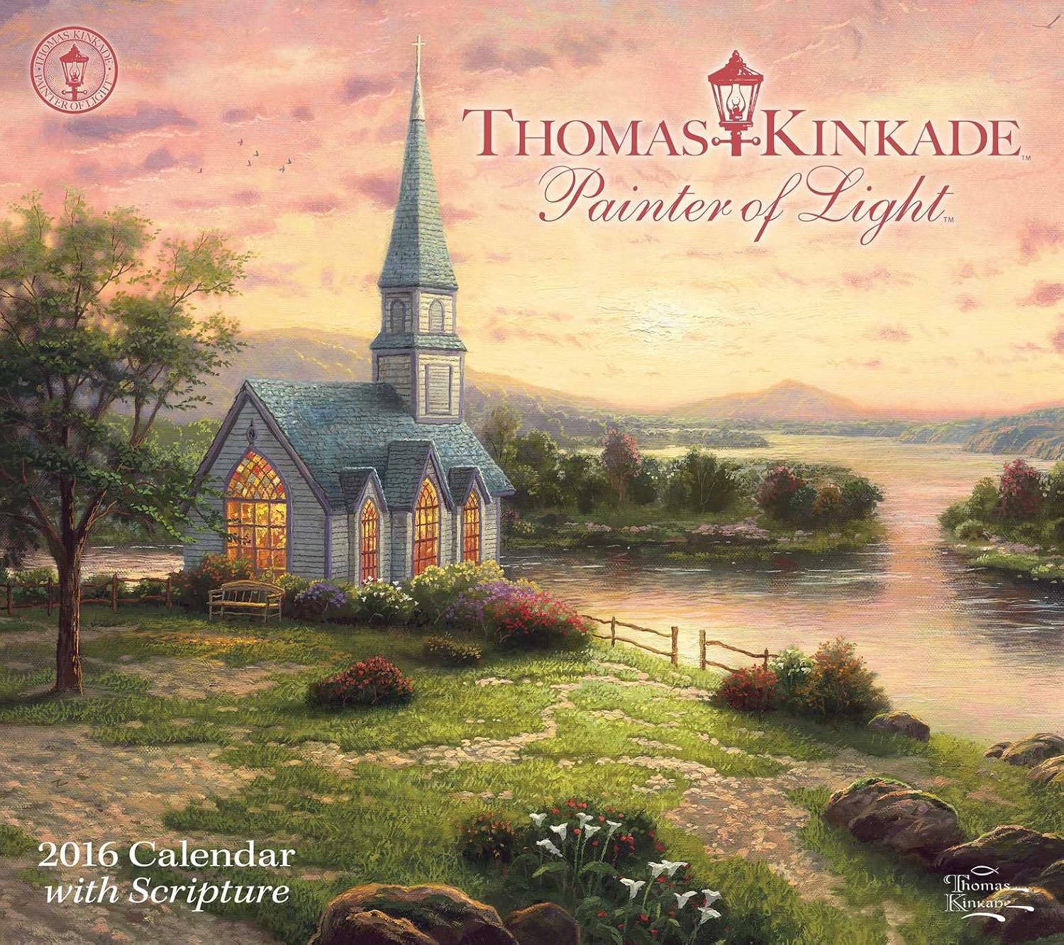 Thomas Kinkade Painter of Light With Scripture 2016 Calendar : Kinkade ...