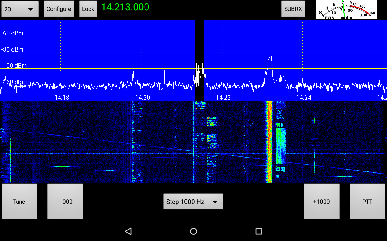 Aplicación OpenHPSDR en Amazon Appstore
