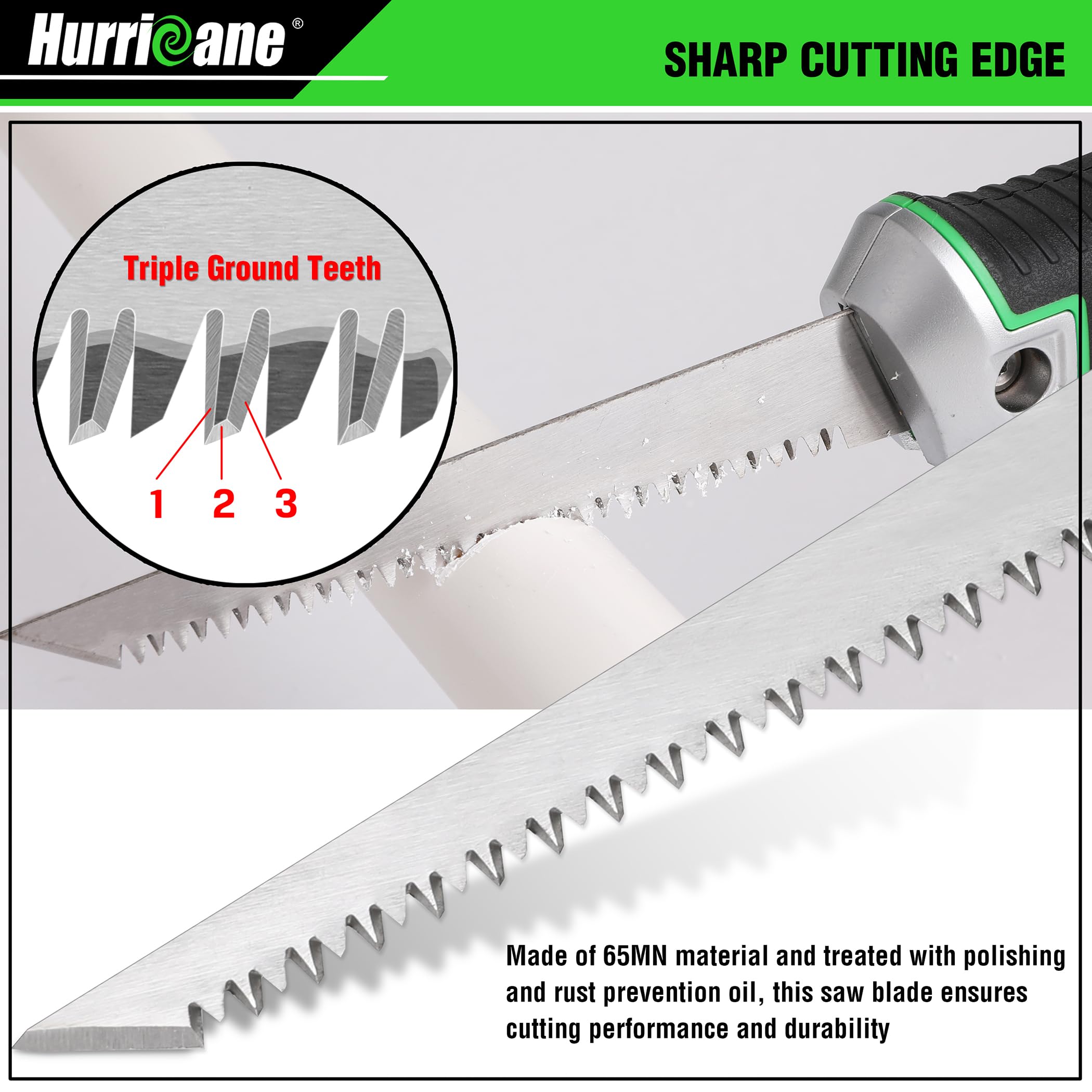 Snapklik.com : HURRICANE Foldable Jab Saw - Drywall & Sheetrock Hand Saw