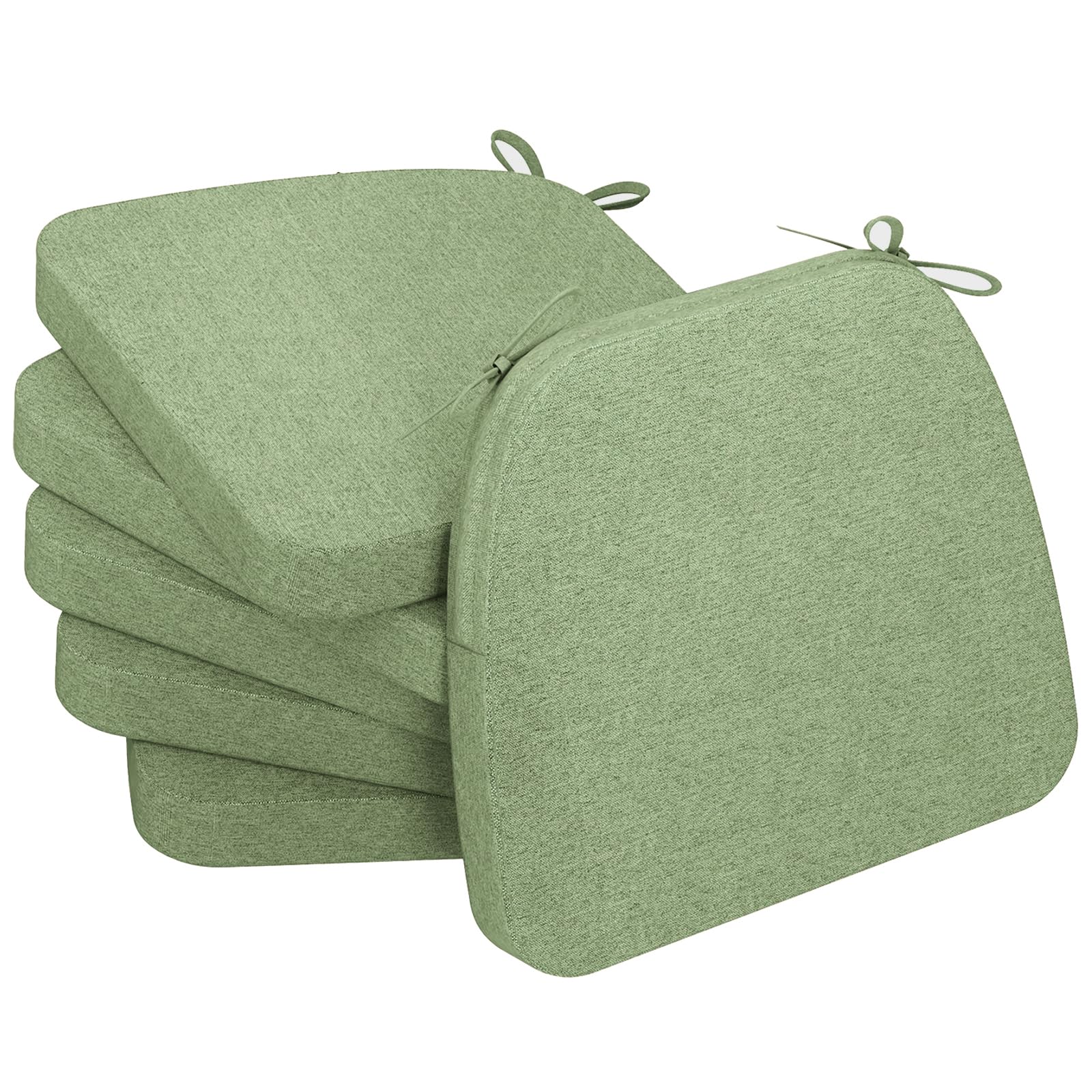 Amazon.com: AAAAAcessories D-Shaped Chair Cushions for Dining Chairs ...