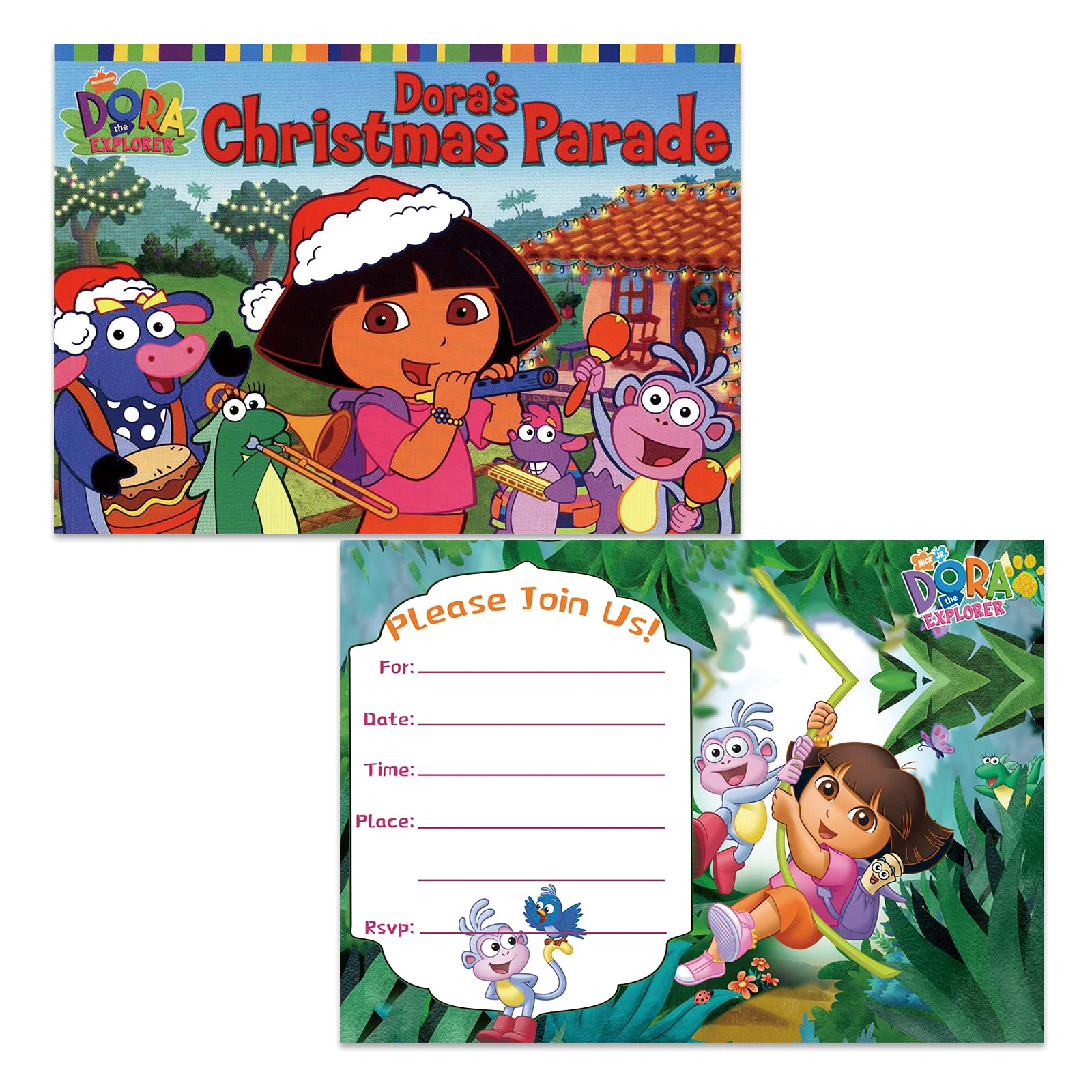 Dora The Explorer Invitation Card