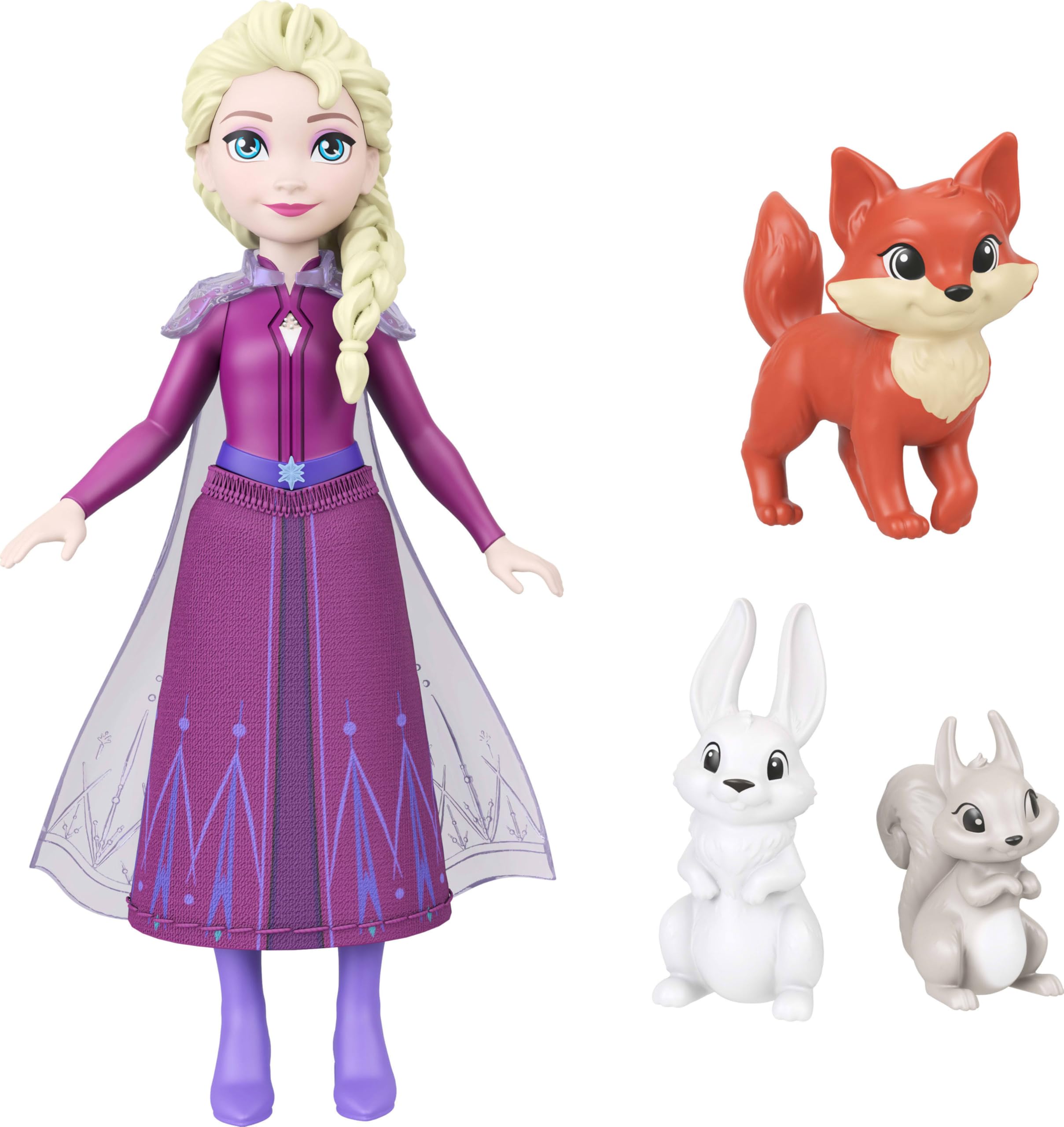 Snapklik.com : Mattel Disney Frozen Elsa Small Doll Playset W/ 10 Play ...