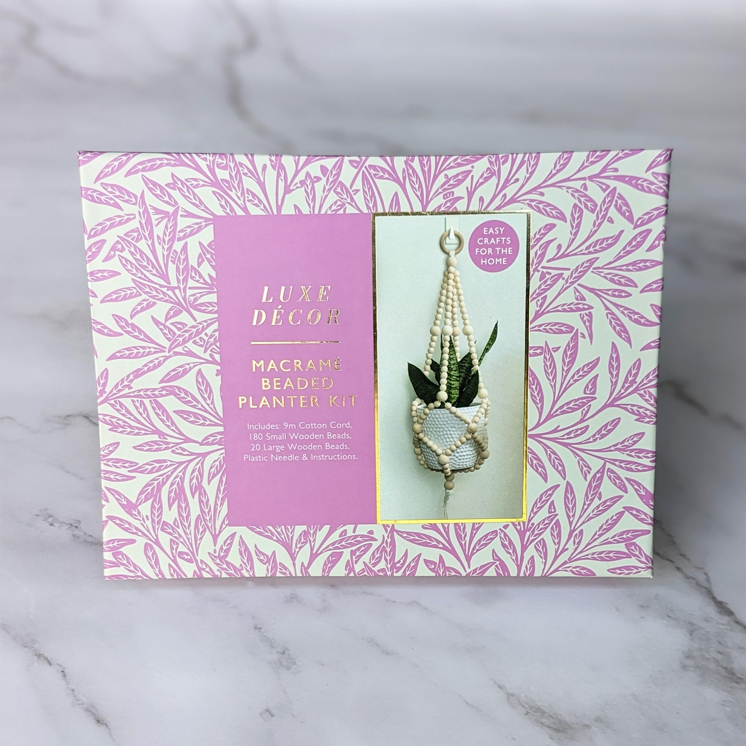 Robert Frederick Luxe Dcor Macram Beaded Planter Kit – BigaMart