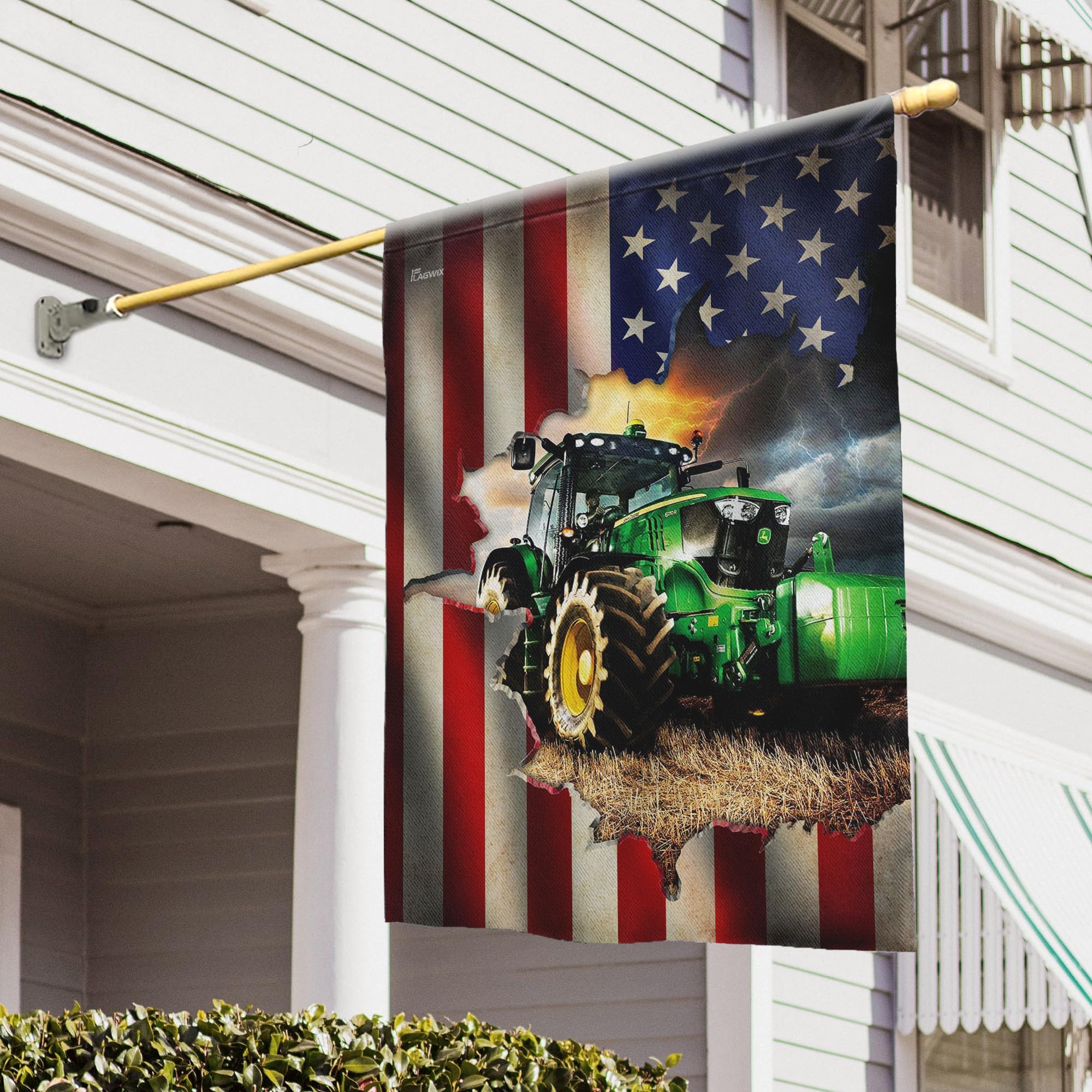 Amazon.com : ENMOON John Flag Deere Banner -Nothing runs like a deere ...