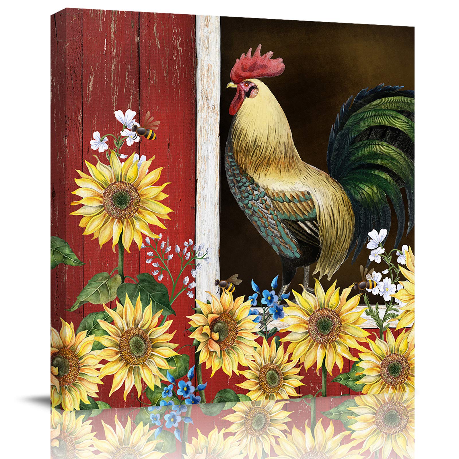 Rooster Kitchen Art