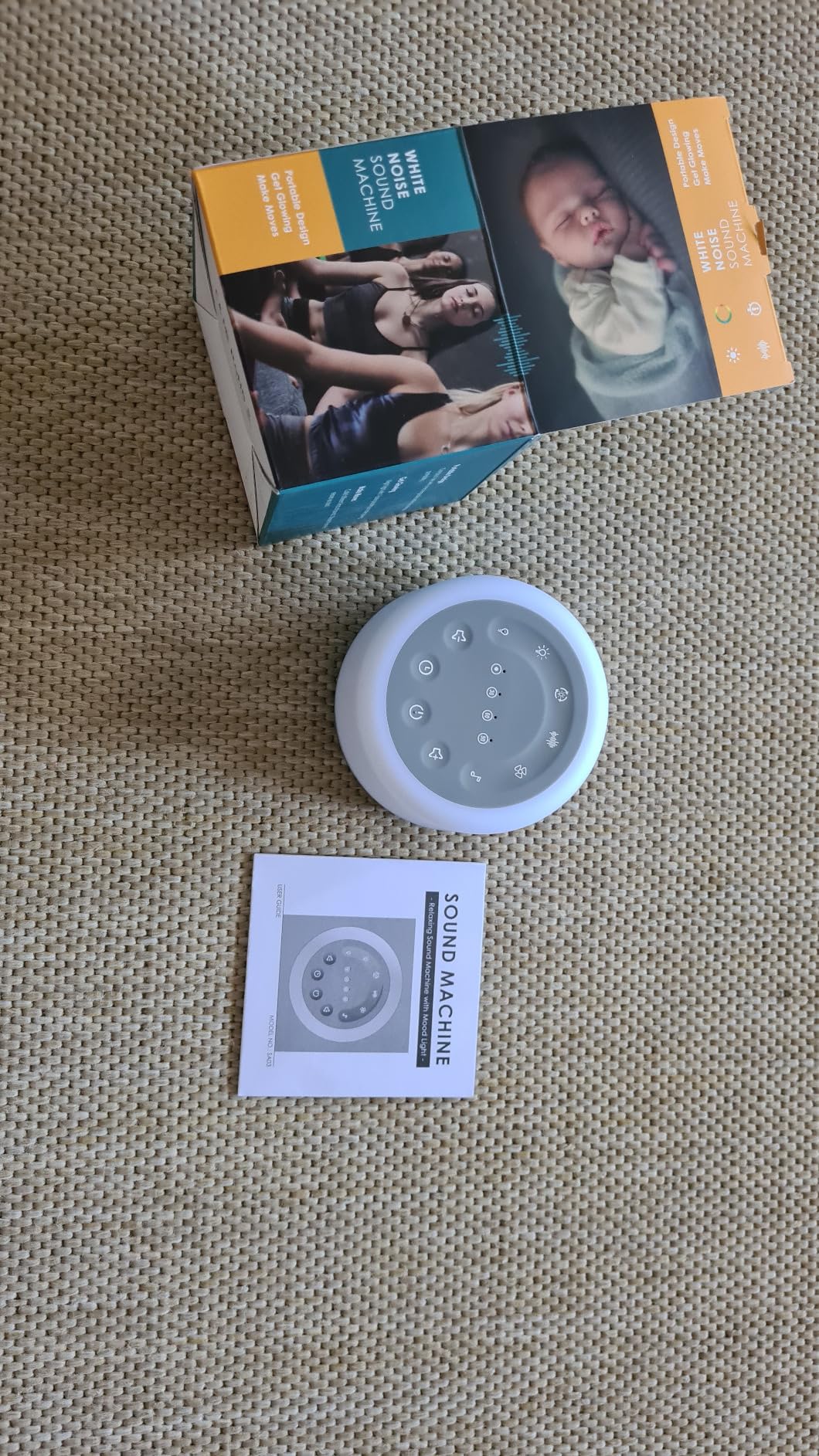 Guulan White Noise Machine Baby and Adult, Sound Machine for Sleeping ...