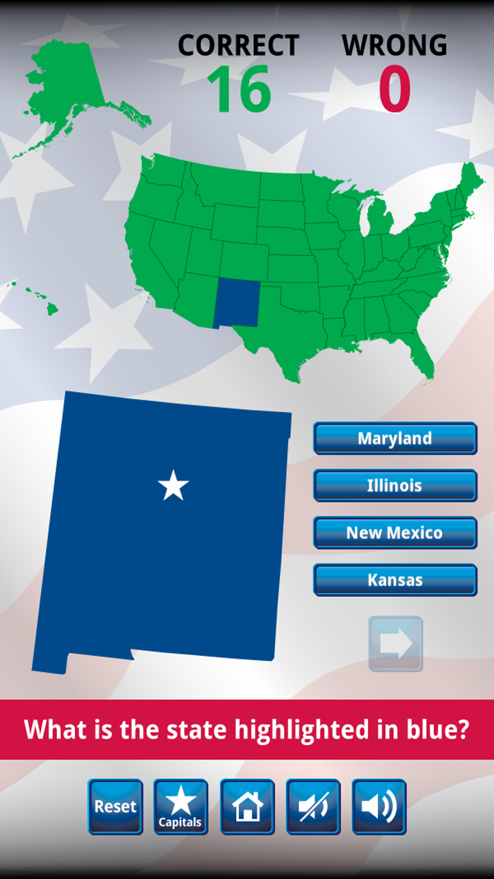 Central States And Capitals