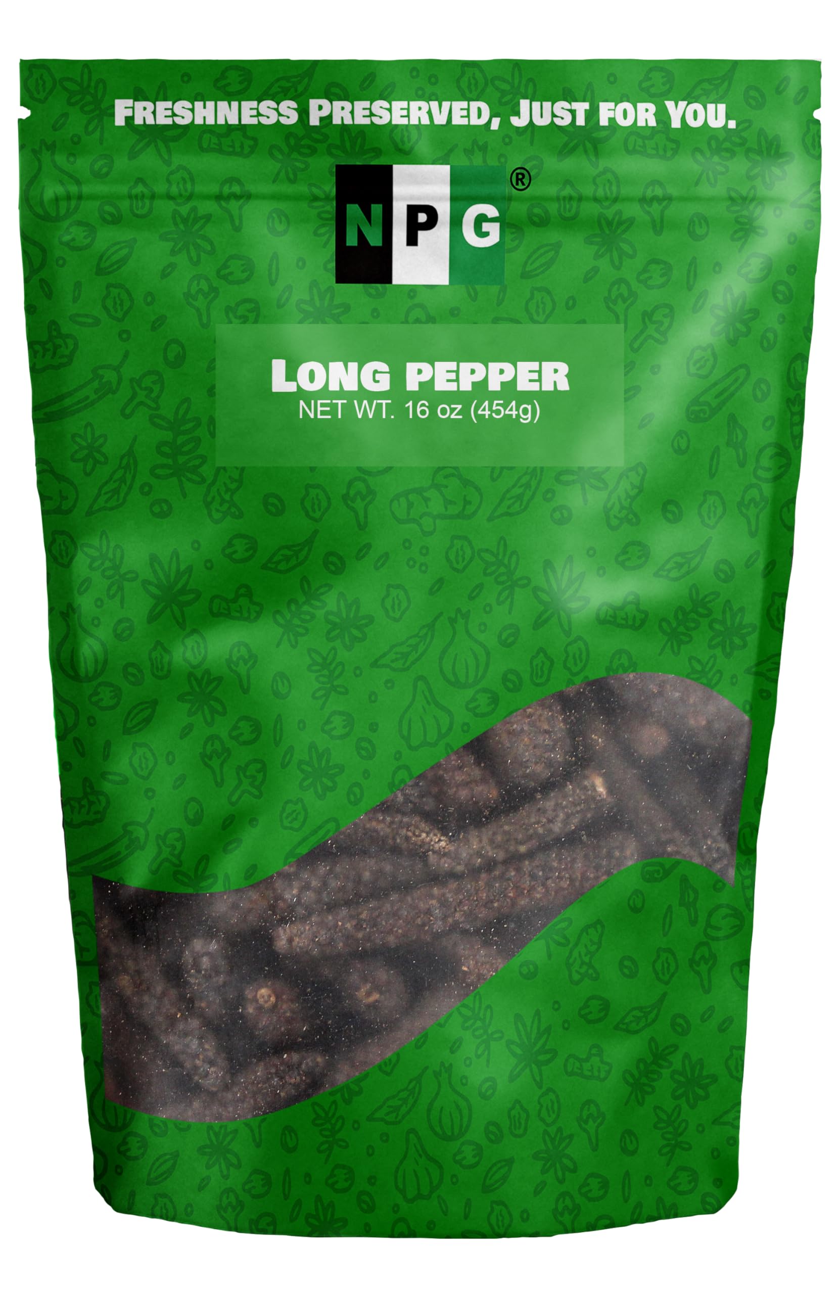 Snapklik.com : NPG Long Pepper 16 Oz, Whole Black Long Pepper, Piper ...