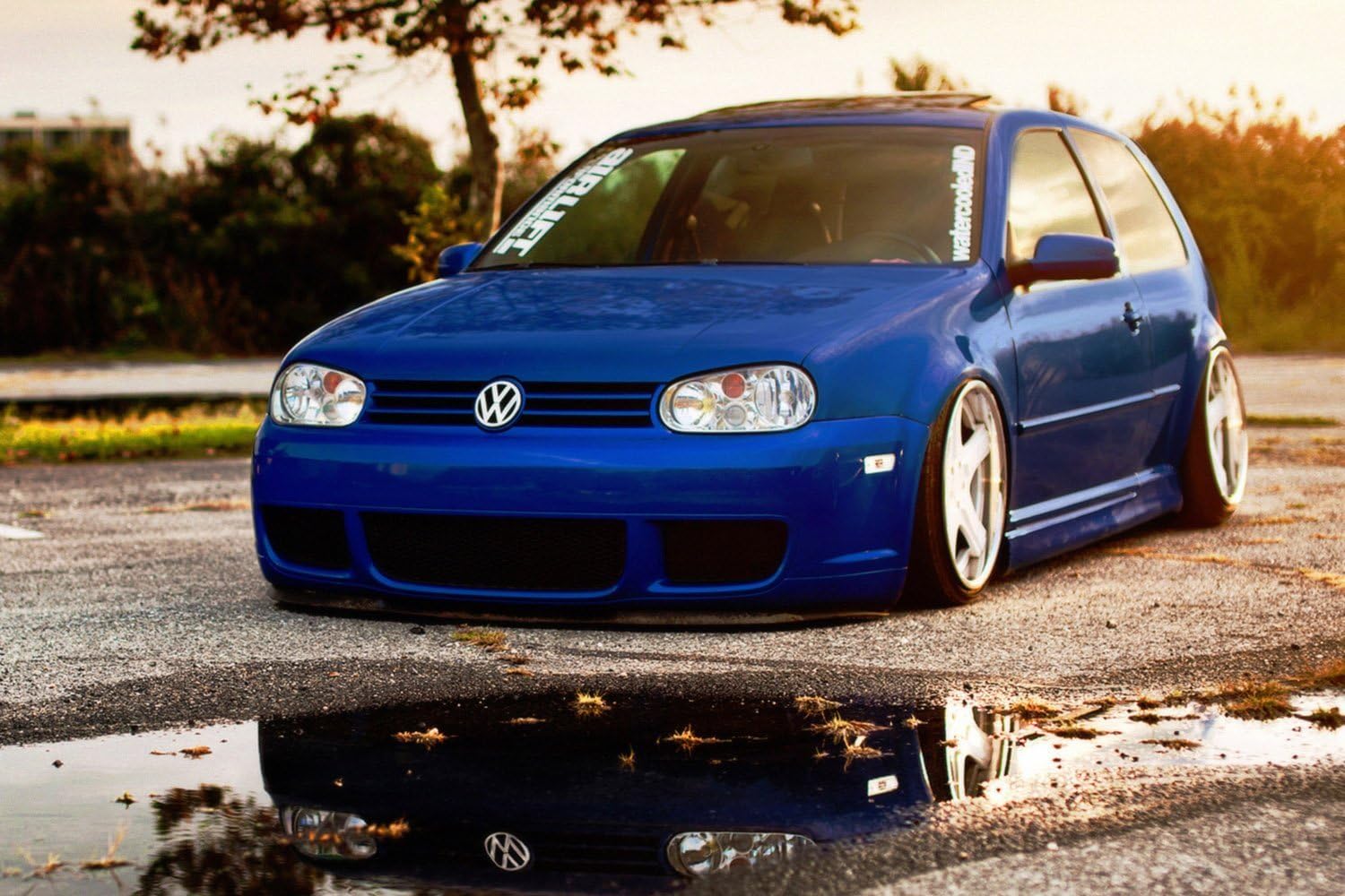 Amazon.com: TST INNOPRINT CO Volkswagen Golf MK4 GTI Car Poster 24x36 ...