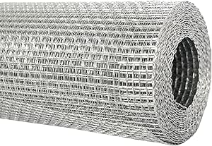 Galvanized Hardware Cloth 1/8 Inch Wire Mesh Roll – Ideal for Garden ...