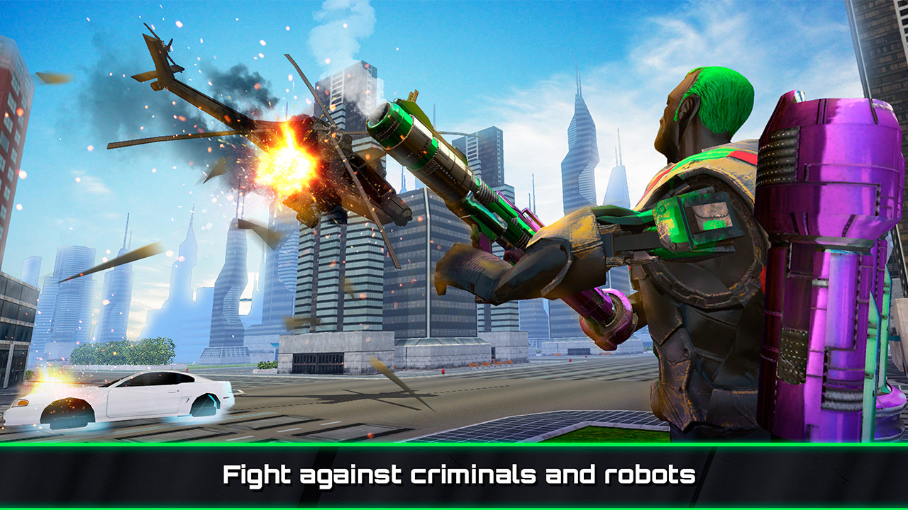 Crime City Fighting: Space Gangster Police vs Robbers | Destroy The ...