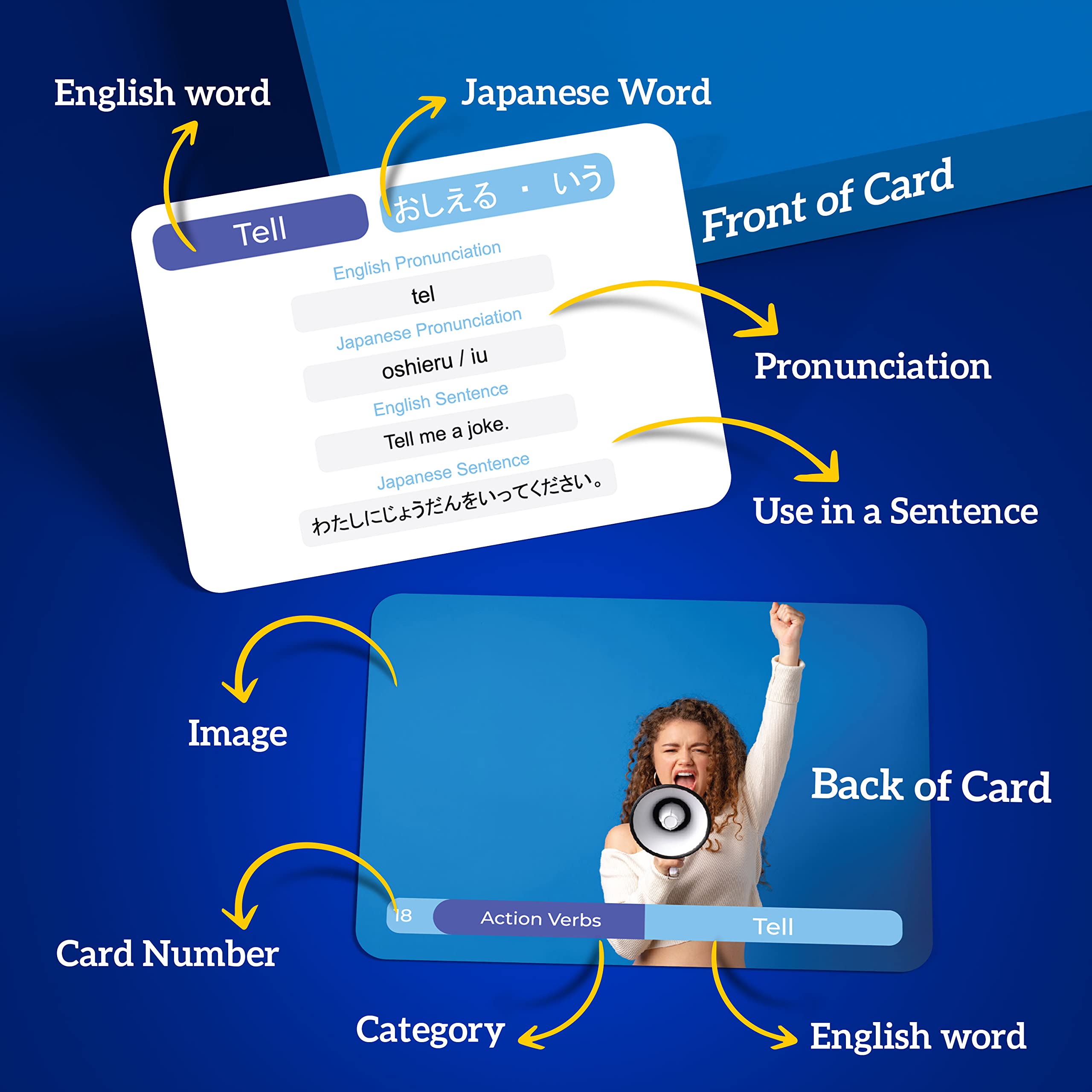 Snapklik.com : Japanese Vocabulary 300 Flash Cards - Beginner Vocab
