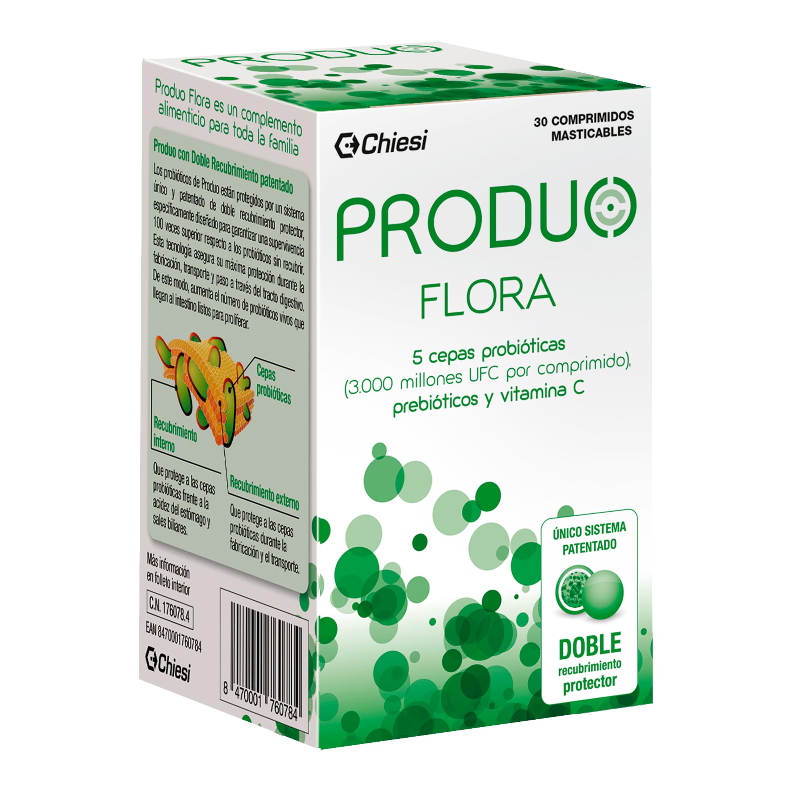 Produo Flora – Probiótico Intestinal, Doble Recubrimiento Protector ...
