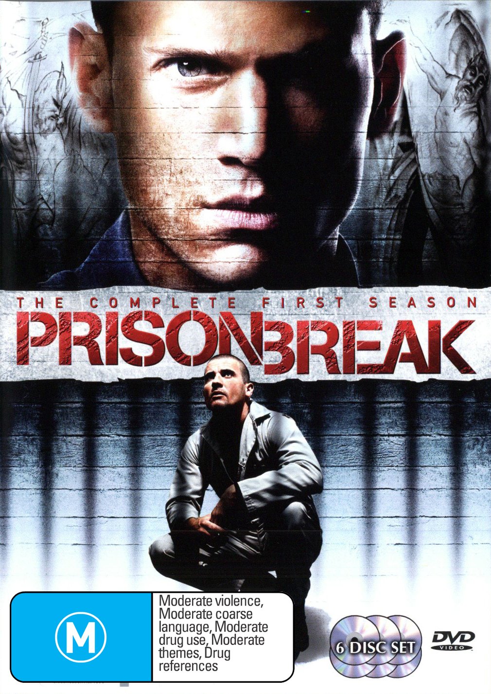 Amazon.com: Prison Break Season 1 | 6 Discs | NON-USA Format | PAL ...