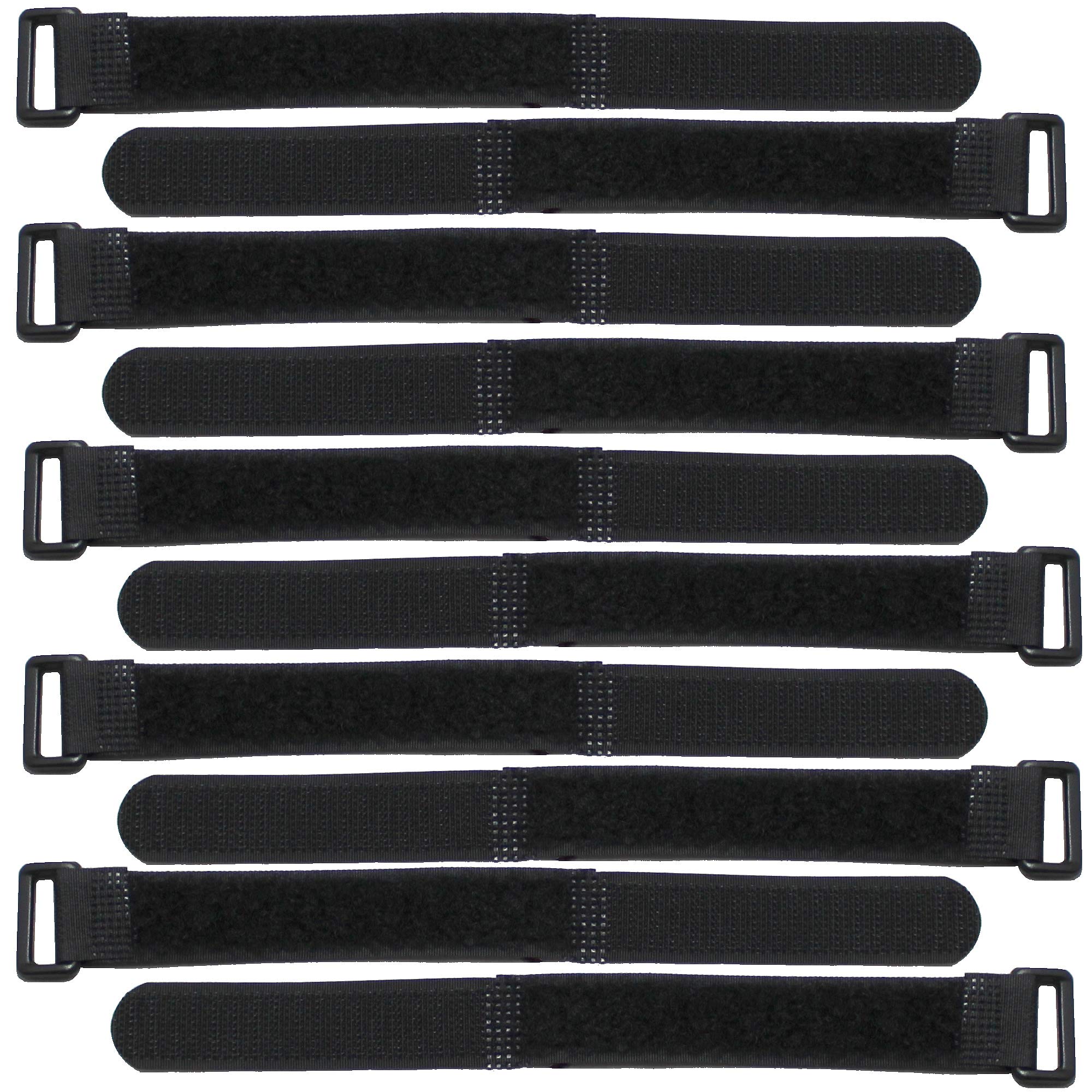 Amazon.com: 10 Pcs 8" Black Cable Ties - Wire Cord Fastening Straps ...