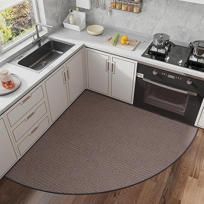 Amazon.com: BANEBOR Non-Slip Corner Kitchen Rug - Super Absorbent ...