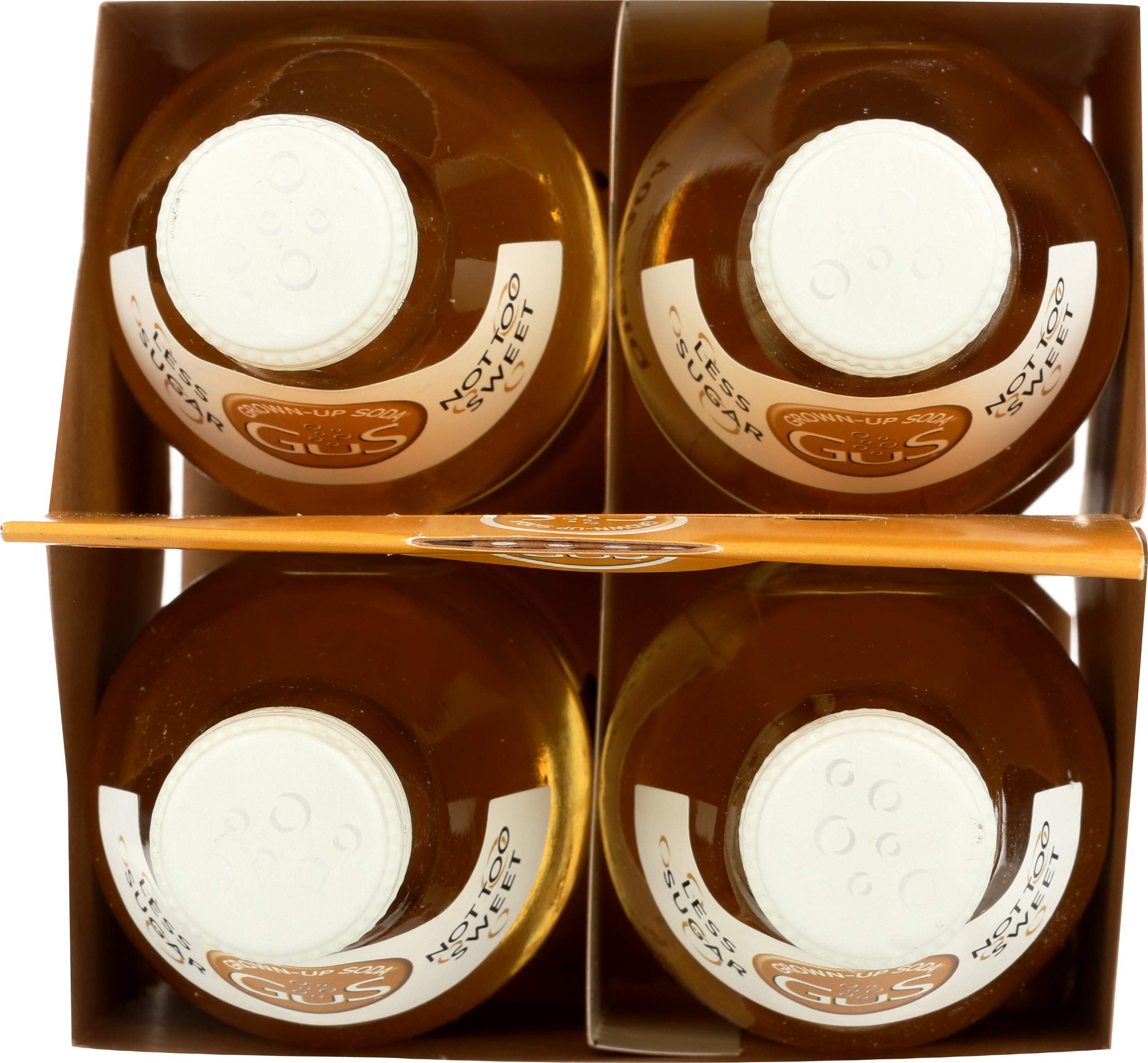 Gus Grown-Up Soda - Extra Dry Ginger Ale, Lightly Sweetened Ginger Ale ...