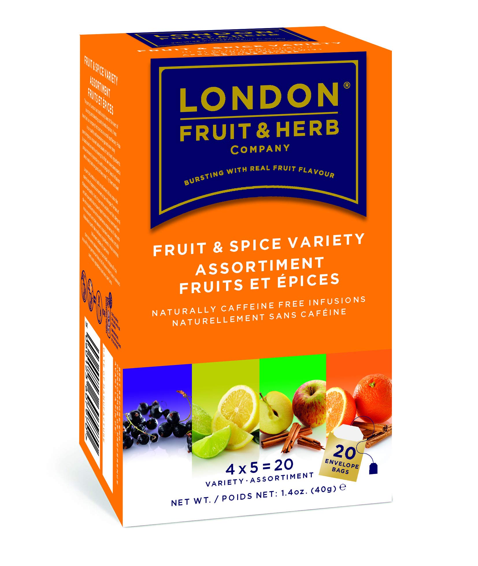 London Fruit & Herb Té Mix de Frutas y Especias, 20 sobres : Amazon.com ...