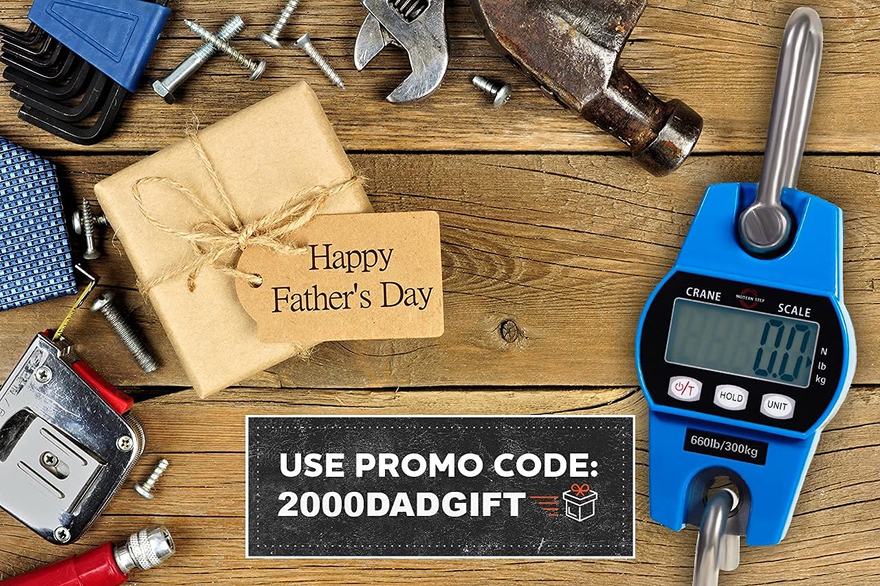 Buy MODERN STEP Hanging Scale 660Lb 300Kg for Farm, Hunting, Bow Draw ...