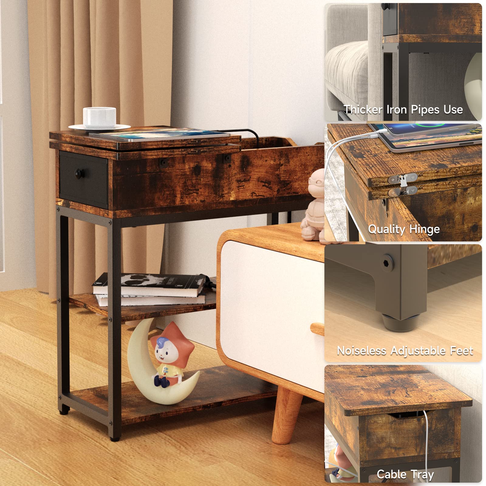 Snapklik.com : LAZEYARD End Table