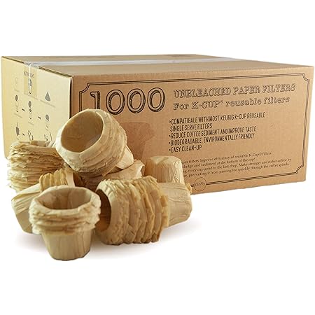 Amazon.com: Brew Addicts Disposable Coffee Filters 600 Count, Brown ...