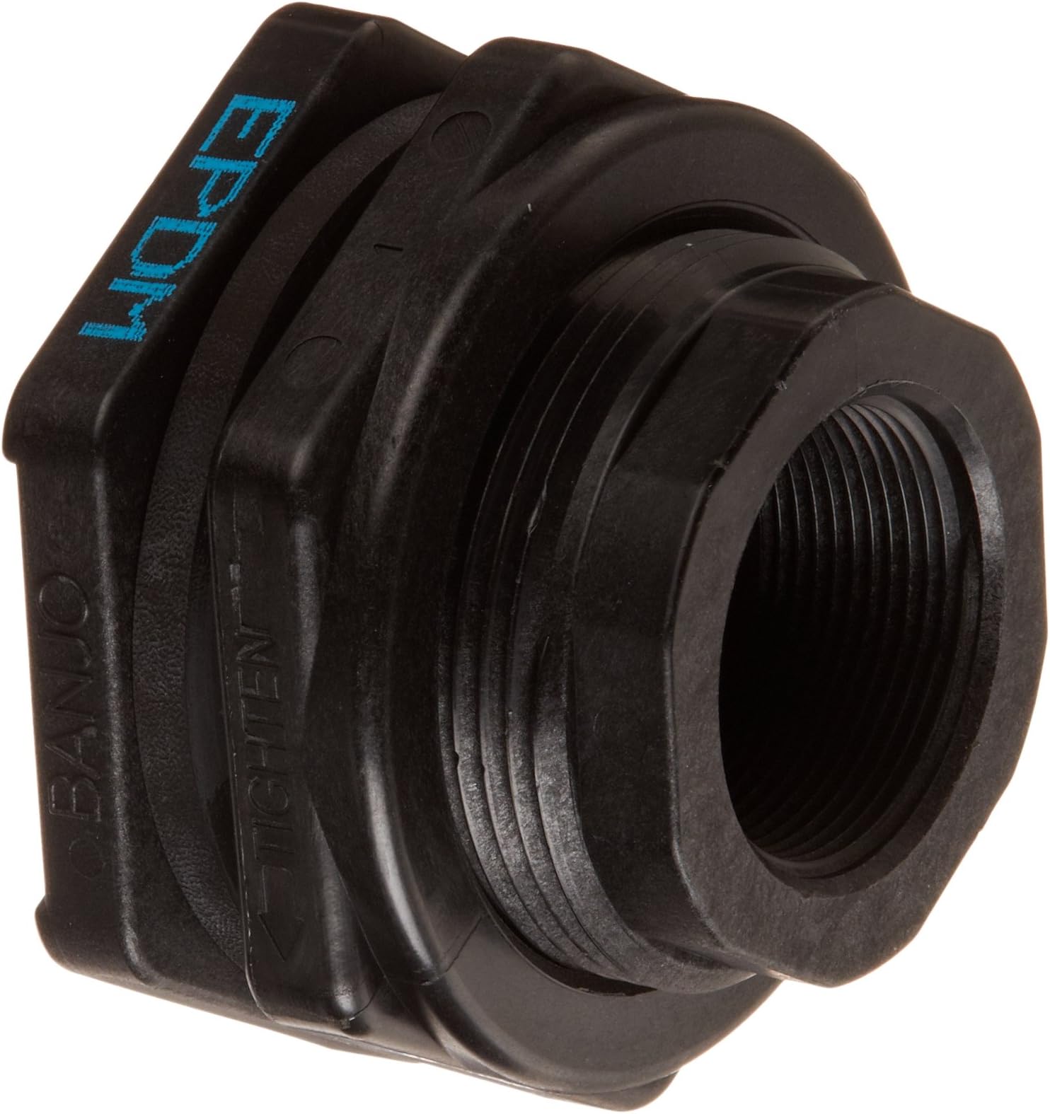 Amazon.com: Banjo TF400 4" Poly Bulkhead EPDM Tank Fitting : Industrial ...