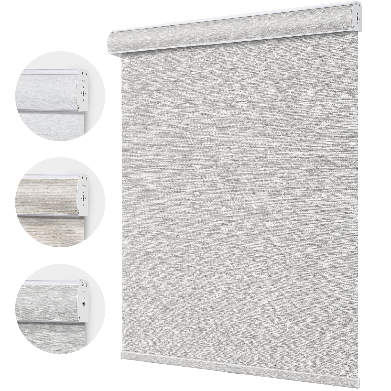 Amazon.com: MiLin Blackout Roller Shades for Window Cordless Roller ...