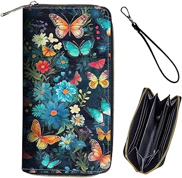Amazon.com: Bxgolkgd Womens Wallet, RFID Blocking Leather Wallet,Large ...
