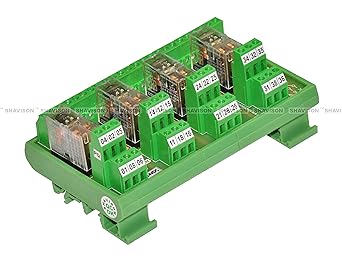 Shavison Relay Module AS720-24V-24V-OE, 4 channel, 2 C/O Relay Module ...