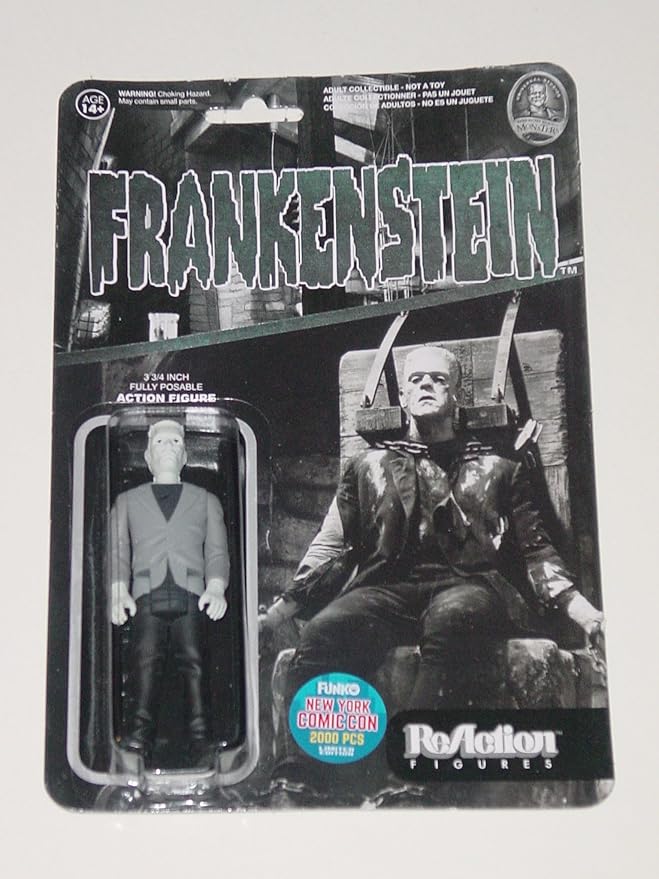 Funko Reaction FRANKENSTEIN Universal Monsters 9.5cm Action Figure 2015 ...