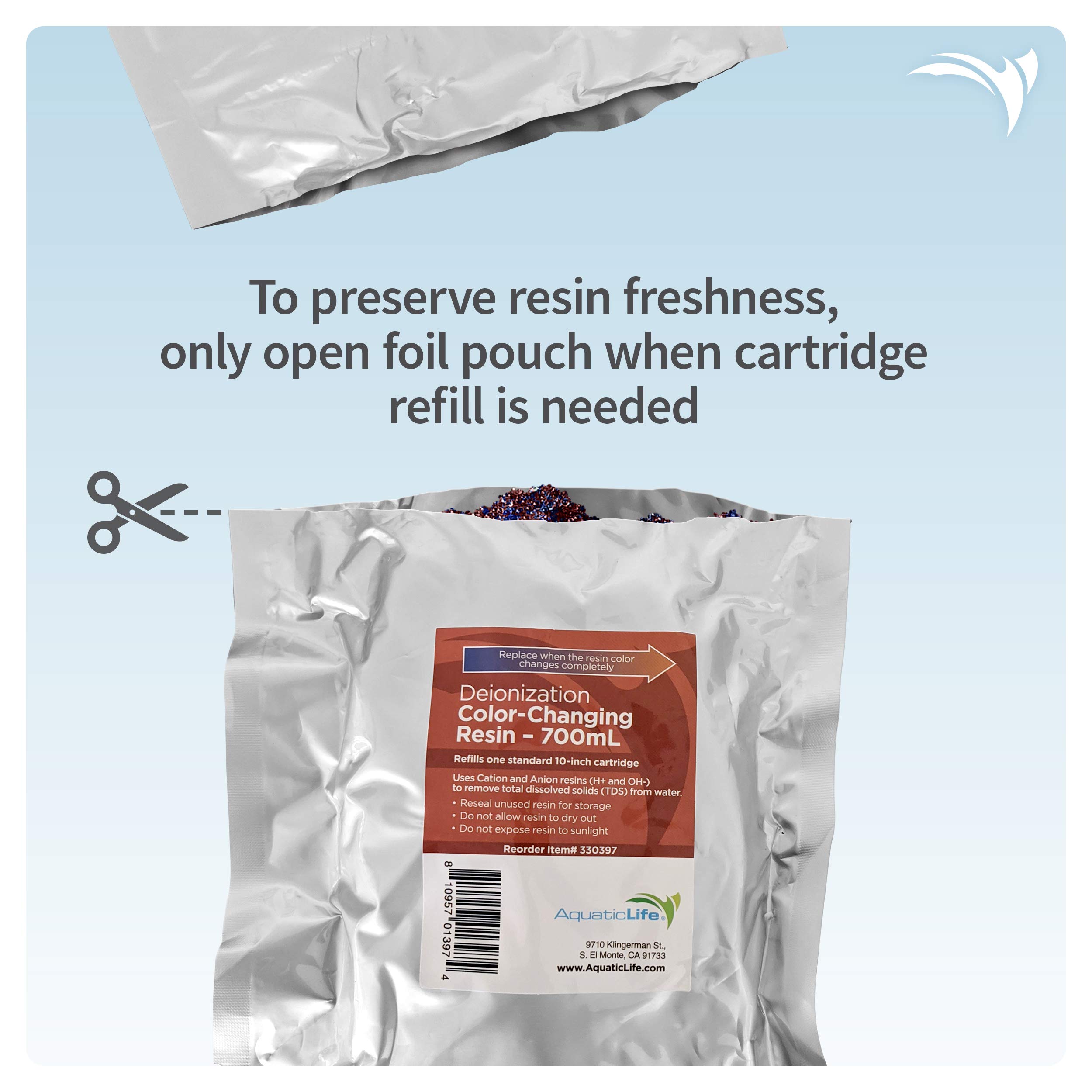 Snapklik.com : Aquatic Life Color-Changing DI Resin Refill Bags