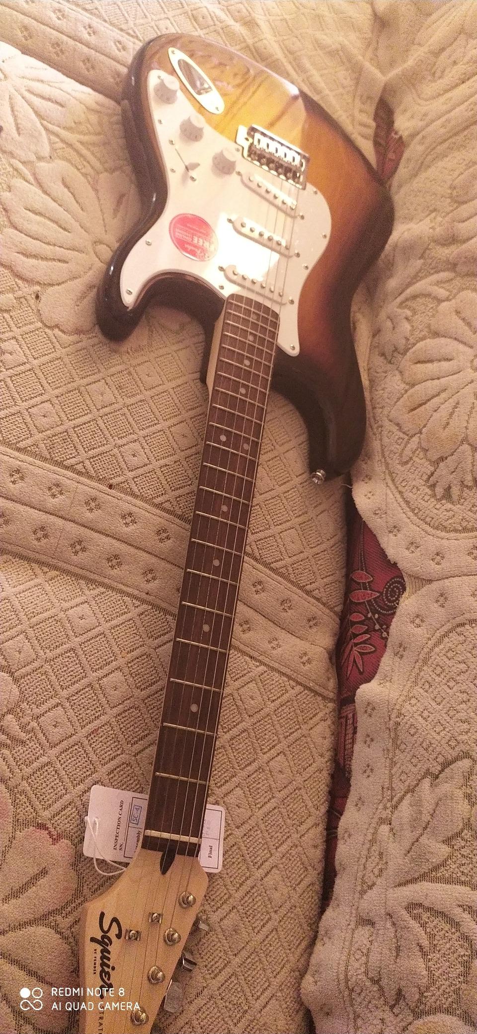 Fender Squier Bullet Strat SSS Brown Sunburst 370001532 : Amazon.in ...